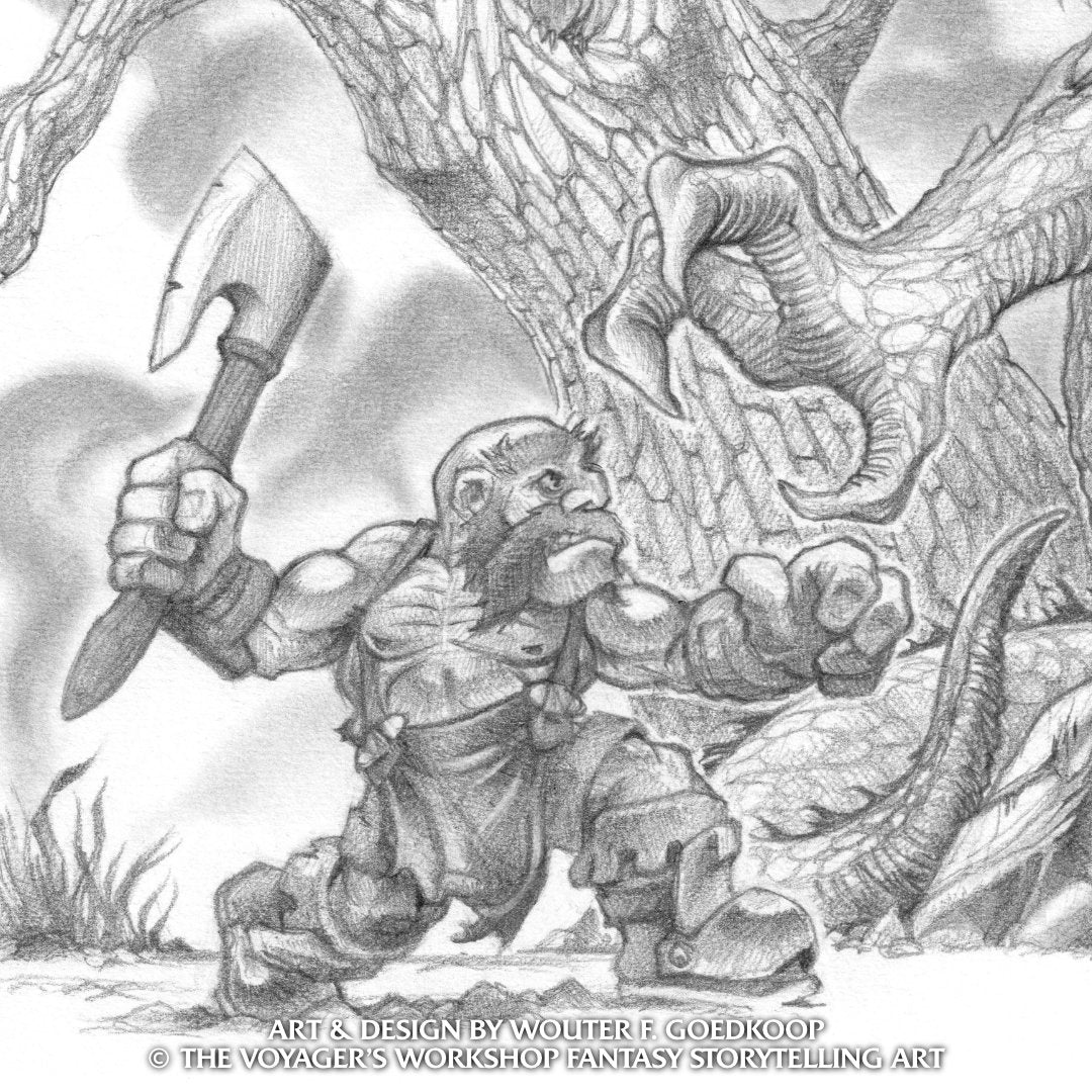 Guarded Treasure - Original – The Voyager’s Workshop