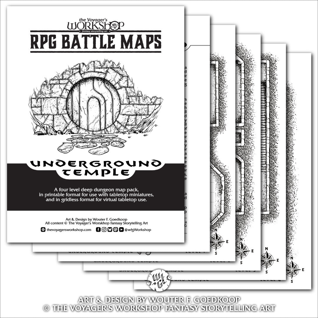 Underground Temple Maps – The Voyager’s Workshop