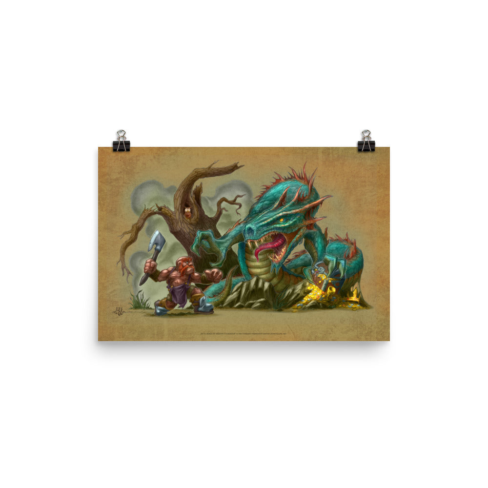 Guarded Treasure - Colour Print – The Voyager’s Workshop