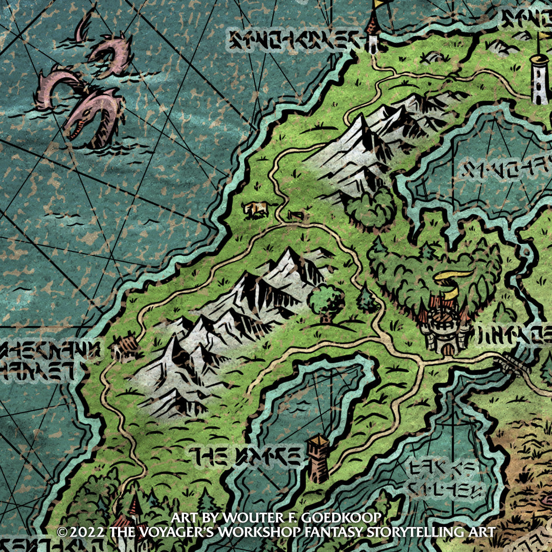 Map of the World - Digital – The Voyager’s Workshop