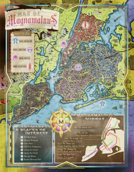 Map of Magnamalus – The Voyager’s Workshop