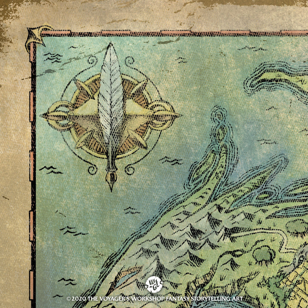 Dicey Adventures Map – The Voyager’s Workshop