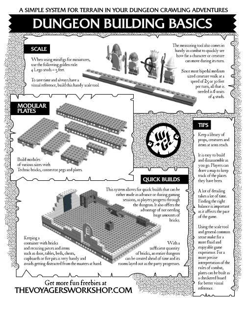 Dungeon Brick Building Basics – The Voyager’s Workshop