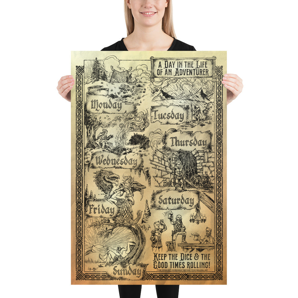 A Day in the Life Poster – The Voyager’s Workshop