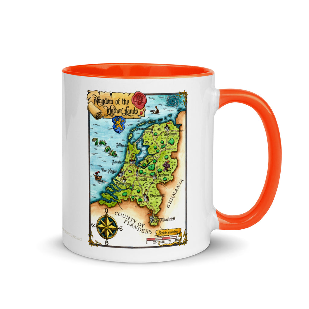 Map of the NetherLands Mug – The Voyager’s Workshop
